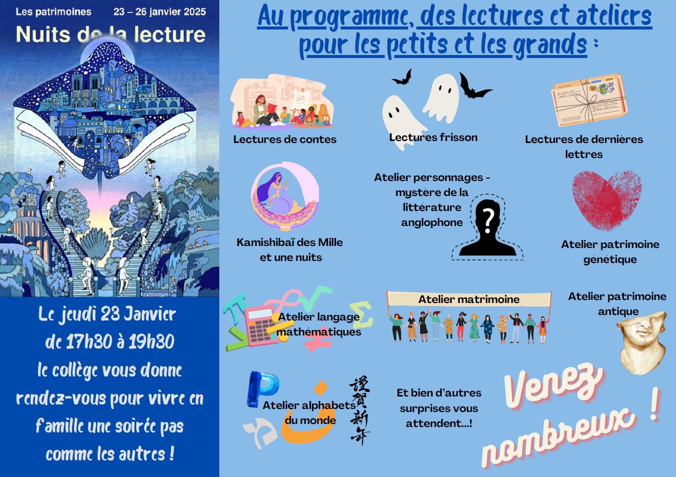 Nuit de la lecture - [Collège Pablo Picasso]